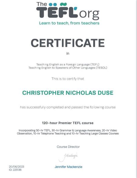 Christopher Nicholas Duse On Linkedin English Tefl Teaching Voip