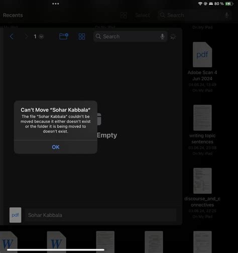 Files Disappeared From Their Folders Only Visible In ‚recents‘ But Can