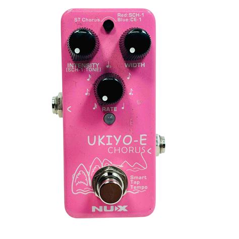 Nux Ukiyo E Mini Chorus Guitar Effects Pedal Nch 4 Pink