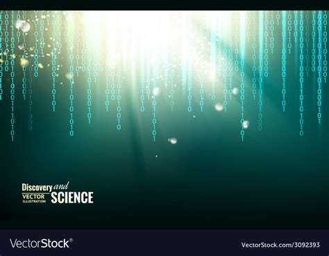 Abstract Binary Code Background Royalty Free Vector Image