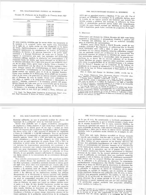 Overbeek 1984 Historia De Las Teorías Demográficas Pdf