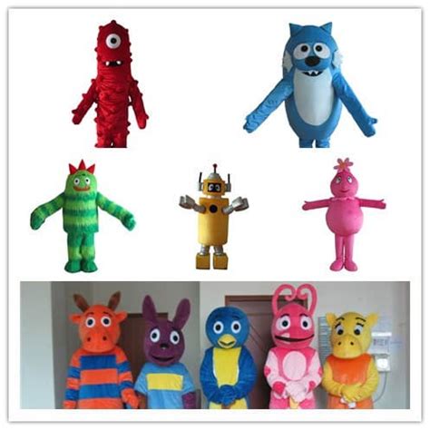 Yo Gabba Gabba Mascot Costume Tradekorea