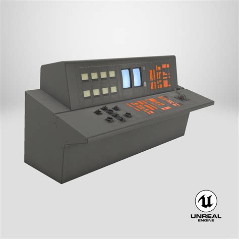 Sci Fi Modular Console Model Turbosquid 2142764