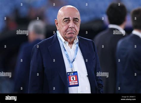 Rome Italy 23rd Sep 2023 Adriano Galliani President Of Ac Monza
