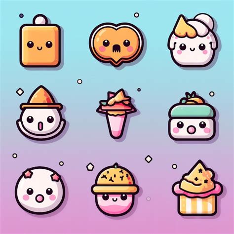 Premium Photo Cute Icons