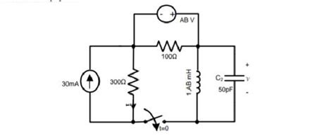 Solved Second Order Circuits Method Please Solve As Circuit Chegg Com