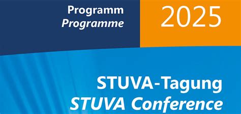 Stuva Tagung 2025 Vortragsprogramm Stuva Conference