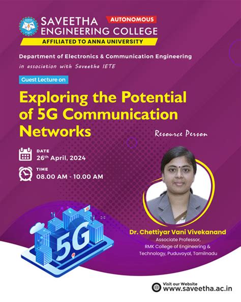 Exploring The Potential Of 5g Communication Networks Saveetha