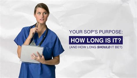 Ever Started Reading An Sop And The Purpose Section Goes For A Page