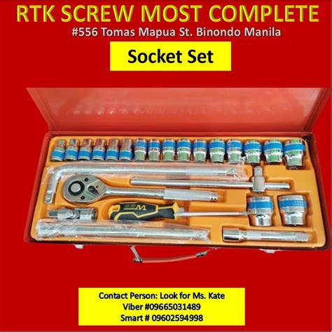 Socket Set 25pcs Commercial And Industrial Construction Tools
