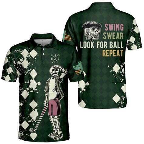 Funny Golf Polos For Men Etsy