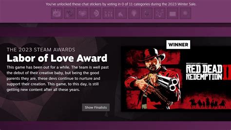 Gta 5 Publishers Red Dead Redemption 2 Bags A Win At The Steam Awards 2023