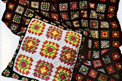 Retro Style Granny Squares Are Easy To Crochet And Can Be Used In So Many