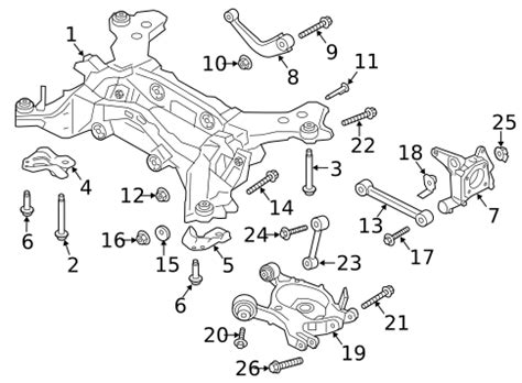 Rear Suspension For 2014 Ford Fusion Ford Parts Connect