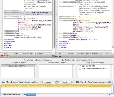 Comparing Html Pages With Bbedit Free Edition Arts Management Systems