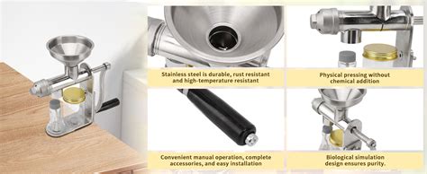 Topyond Oil Press Machine Manual Oil Extractor Machine Stainless Steel