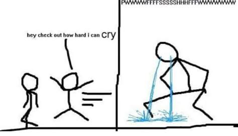Crying Stickman Meme