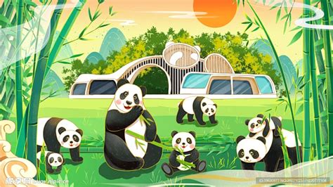 熊猫竹子 花瓣网