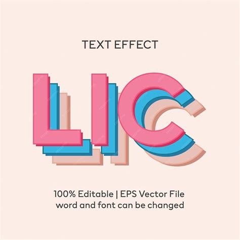 Premium Vector Editable Slice Text Effect 3d Text Style Effect Mockup