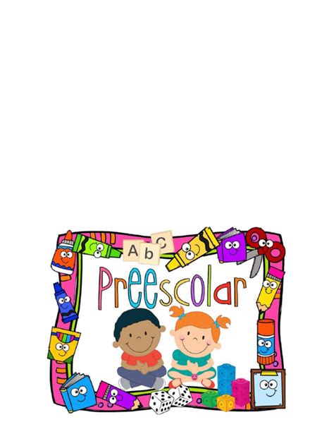Portadas Preescolar Pdf