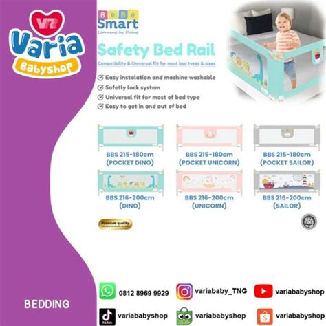Promo Bebe Smart Foldable Safety Bed Rail Bebe Smart Diskon 23 Di Seller Dapur Mama Indah