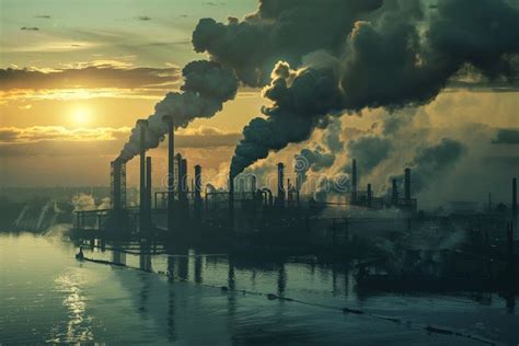 Ccus Showcasing The Process Of Capturing Carbon Dioxide Emissions From Industrial Sources