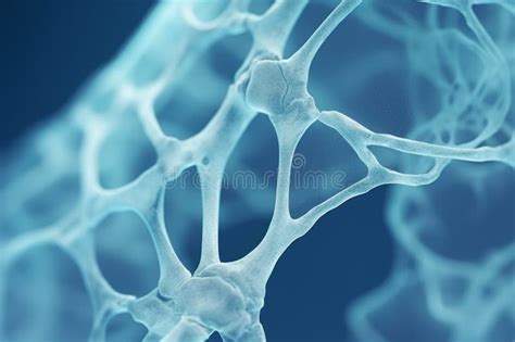 Bone Tissue Human Skeleton Under Microscope Cells Structure Medical