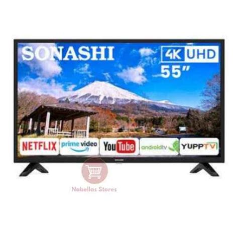 Sonashi 55” 4k Uhd Smart Android Tv Sled 5508uhd Nabellas Stores