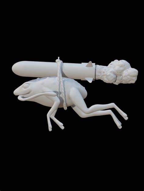 Flying Missle Toad Ornament Stl File Etsy