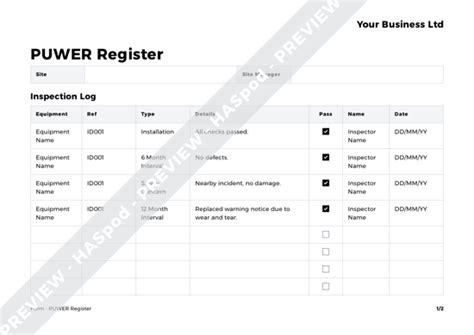 Puwer Register Form Template Haspod
