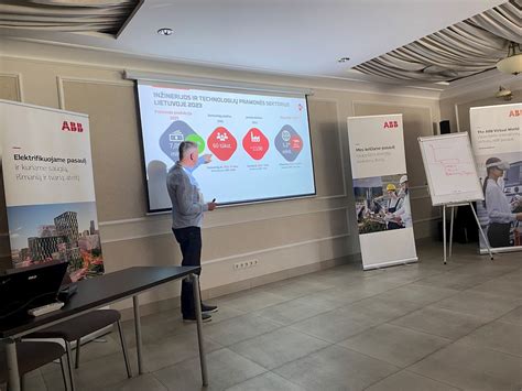 Abb Pramonės Diena 2024 Ekspertų Pranešimai Pramonės įmonių Atstovams Iš Visos Lietuvos News