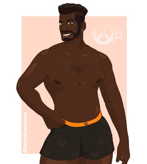 Rule 34 Baptiste Black Body Boxers Gay Jestablacksheep Nude Nude Male