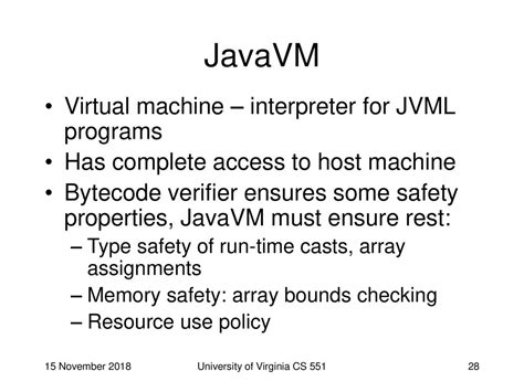 Lecture 18 Java™ Decaffeinated Cs551 Security And Privacy Ppt Download