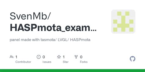 github svenmb haspmota example panel made with tasmota lvgl haspmota