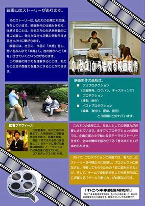 おいらの地元の和光で0から始める映画制作ワークショップ やります！ 映画監督・ストーリーエバンジェリスト・小説家 古新 舜オフィシャルhp