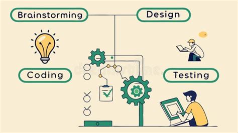 Software Development Process Diagram Coding And Project Management