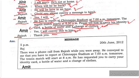 Message Writing Format Message Writing Message Writing Class 6 7 8 9 10 How To Write