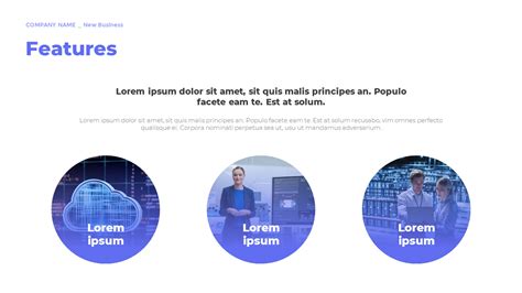 신규 사업 회사 프로필 Ppt 템플릿