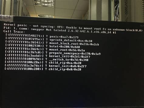 centos kernel panic not syncing vfs unable to mount root fs on unknown