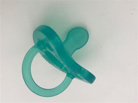 Made In Italy Blue Silicone Naturalfit Chicco Pacifier Lead Free Cadmium Free Arsenic Free