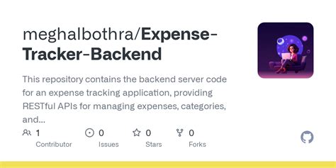 Github Meghalbothraexpense Tracker Backend This Repository Contains The Backend Server Code