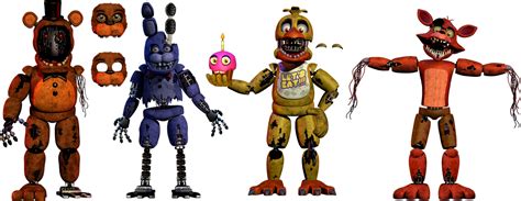 Swapped Withered Animatronics By Terbonner On Deviantart