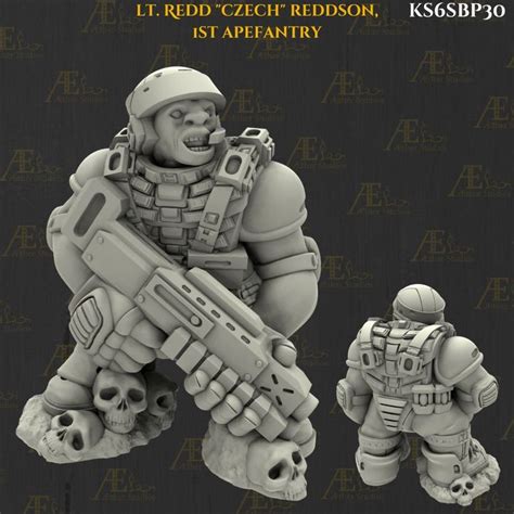 3d Printable Ks6sbp30 Lt Redd Czech Reddson 1st Apefantry By