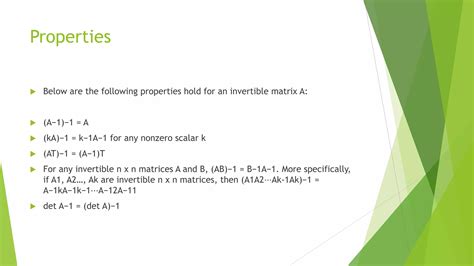 Invertible Matrix And Factorizationpptx