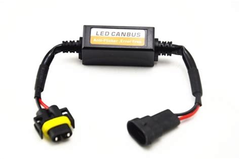 Universal 2pcs Ed Drl Headlight Canbus Error Warning Canceller Load