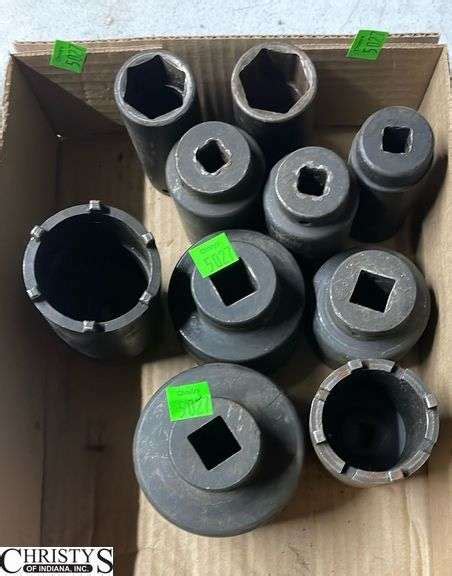 Flat With Impact Sockets For Square Drive Hydraulic Torque Wrench