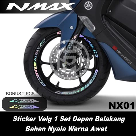 Jual Sticker Cutting List Velg Nmax Kode Nx01 Shopee Indonesia
