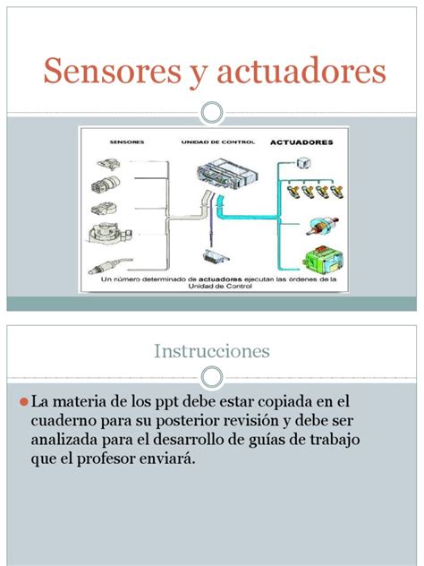 Sensores Y Actuadores En Sistemas Automotrices Funciones Y Aplicaciones Pdf Inyección De