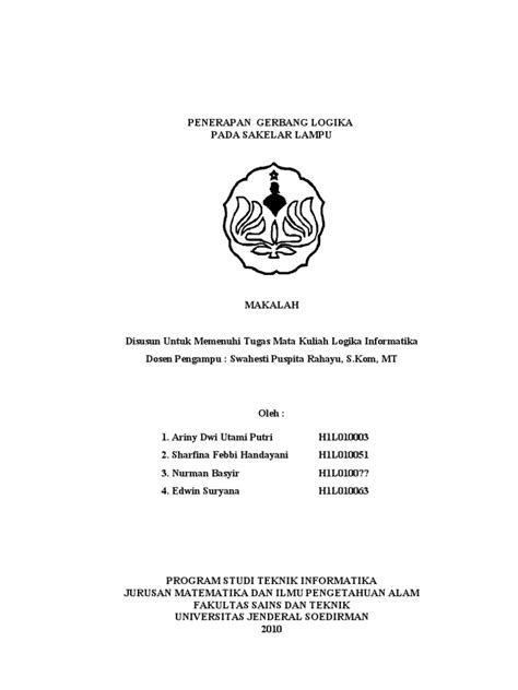 Makalah Logika Informatika Pdf