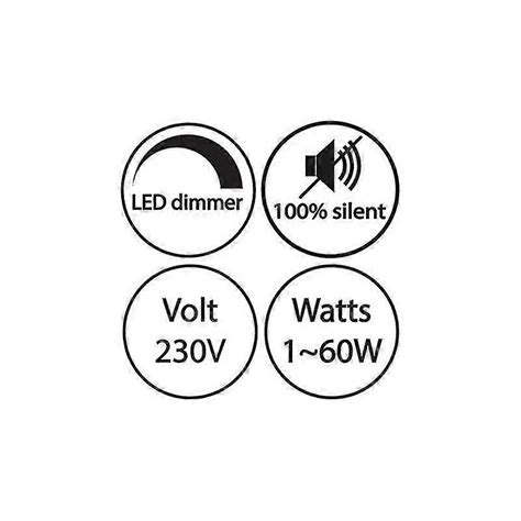 Light Dimmer Rotary Switch With V White Push Button For Dimmable LED Fruugo UK
